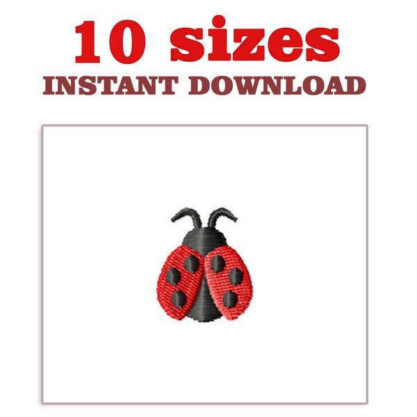Ladybug Embroidery - Etsy