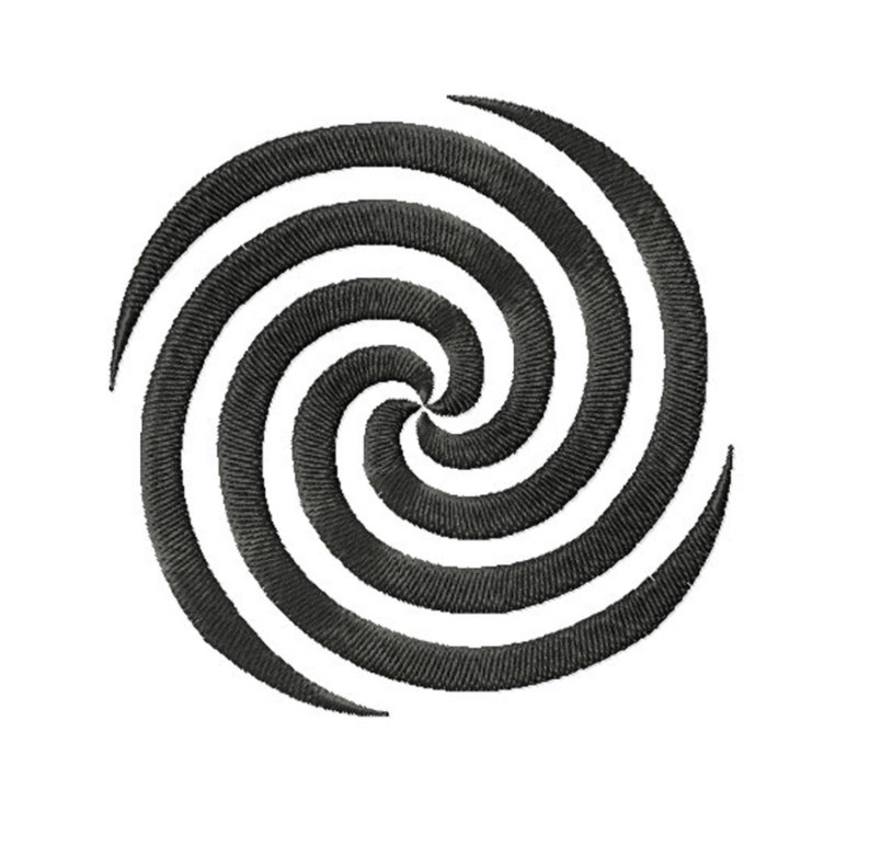 Spiral Machine Embroidery Design (digital Download) - Etsy