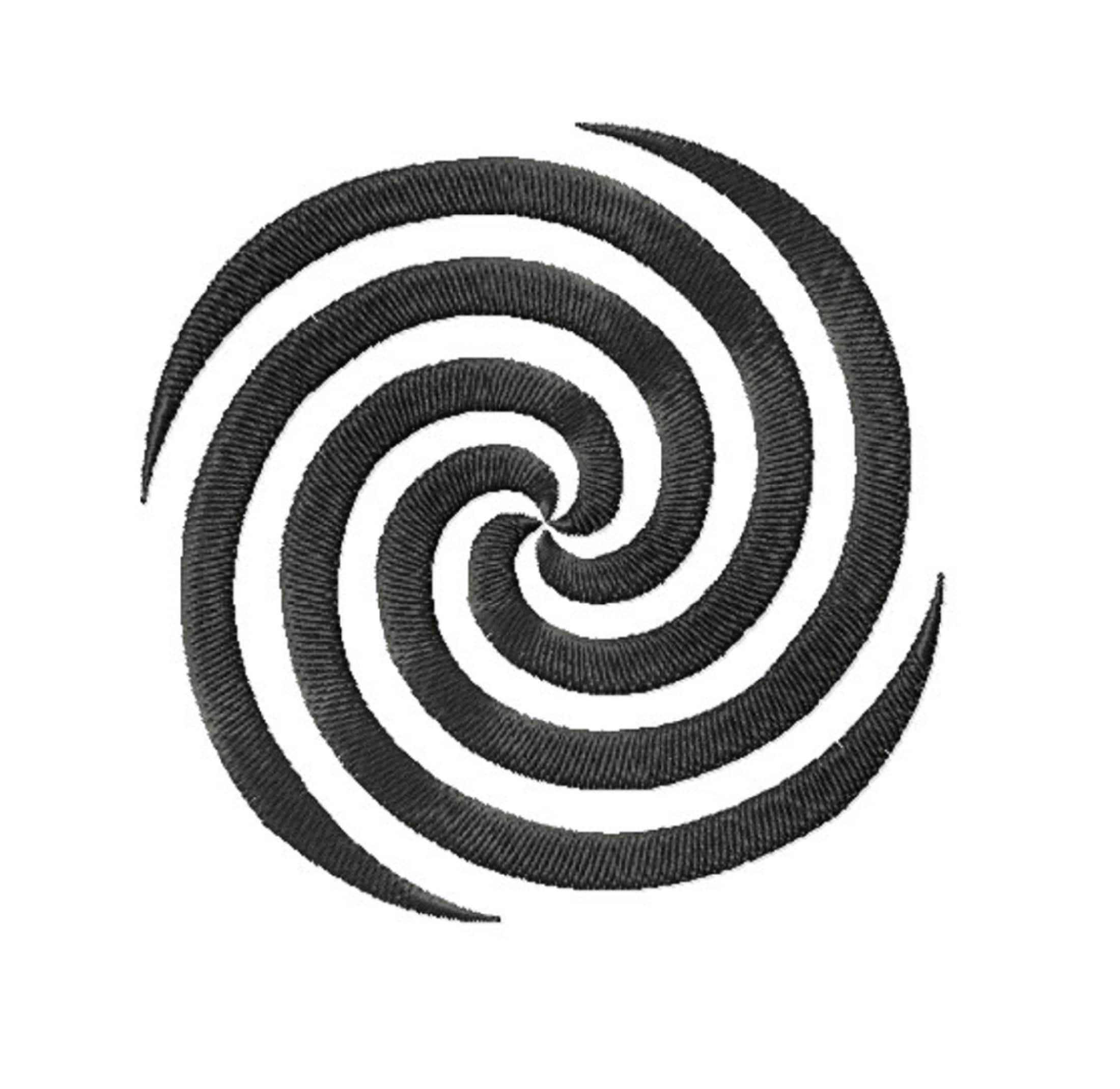 Spiral Machine Embroidery Design (digital Download) - Etsy