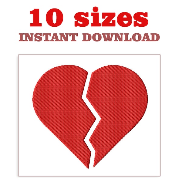 Heart Embroidery - Etsy