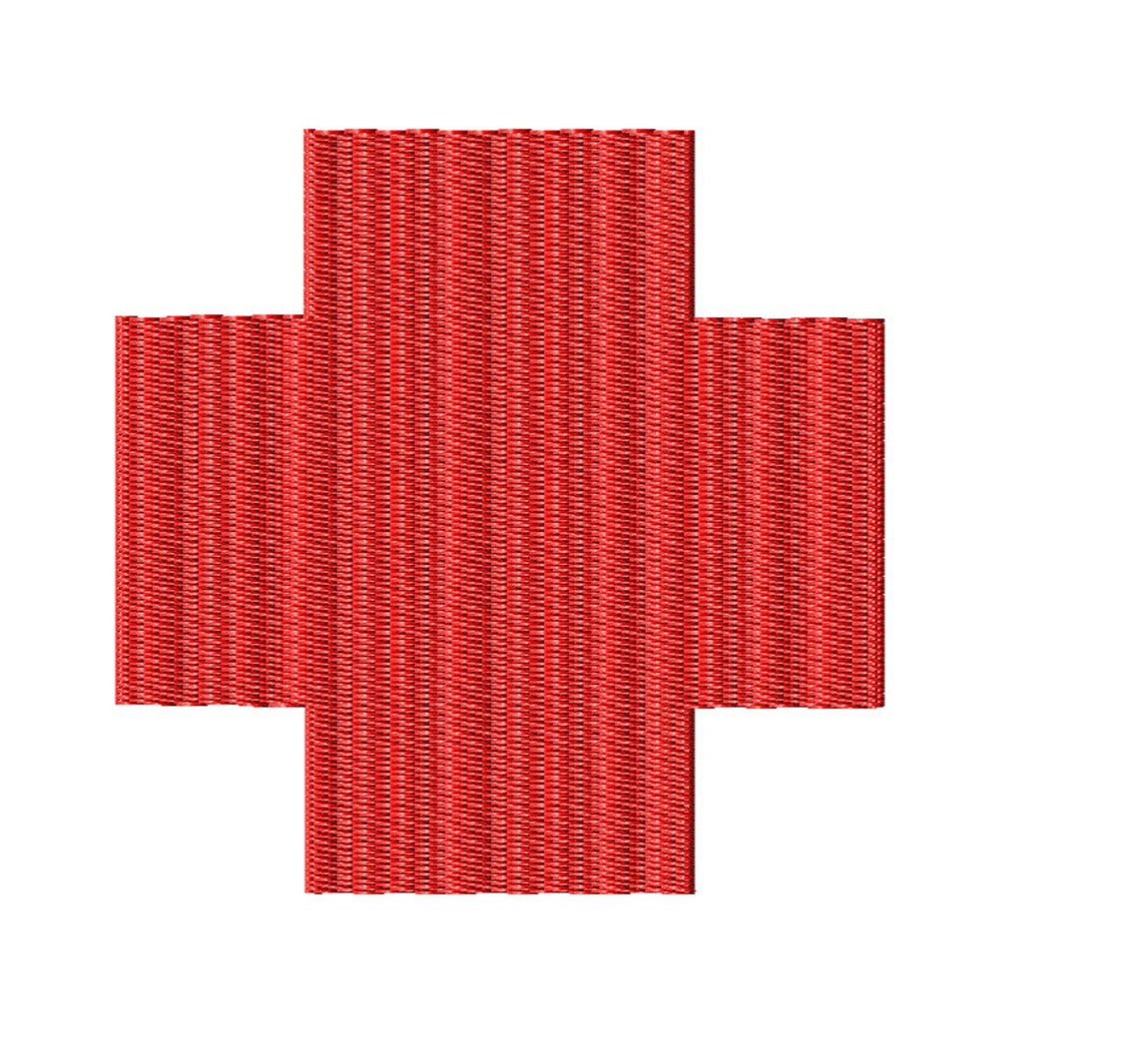 Geometric Figures Embroidery Design Cross Hexagon - Etsy