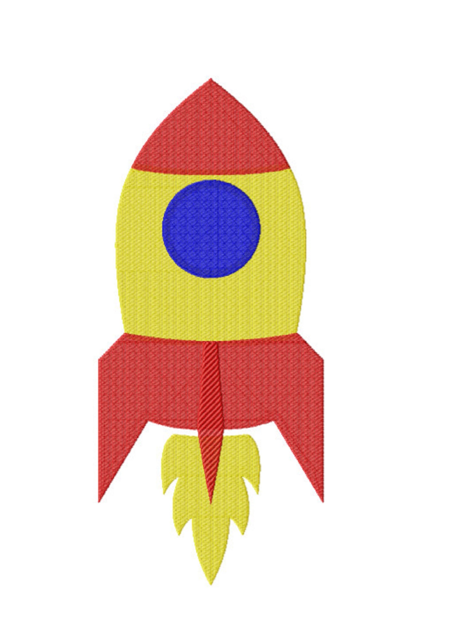 Space Rocket Embroidery Design Space Embroidery Design | Etsy