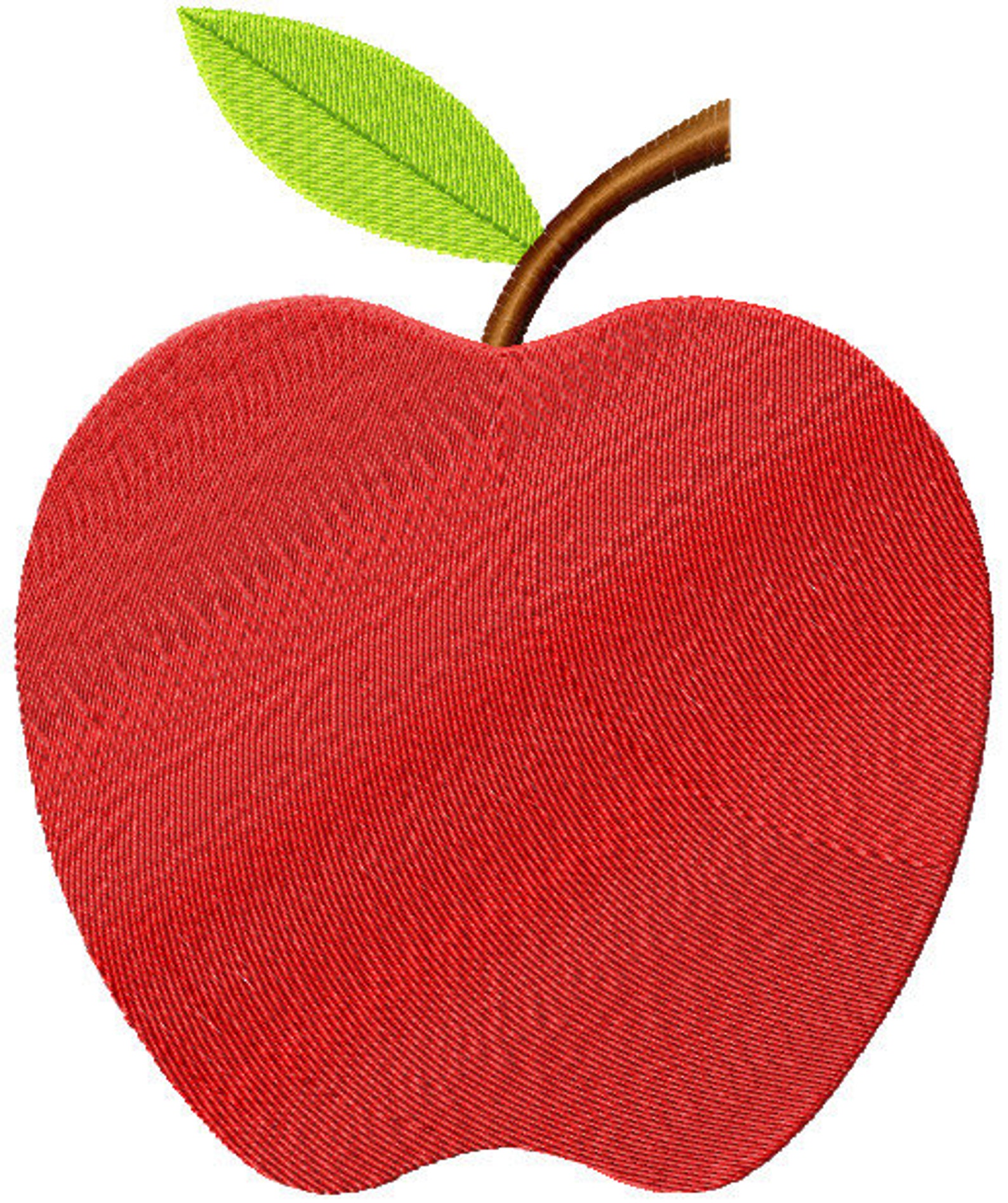 Apple Embroidery Design Download Embroidery Machine - Etsy