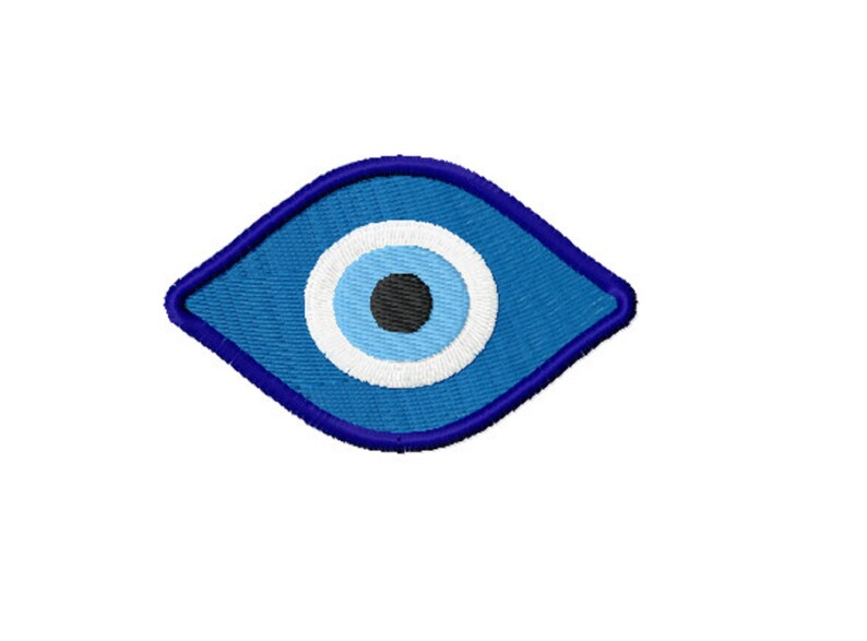 Evil Eye Embroidery Design: Machine Embroidery File (digital Download ...