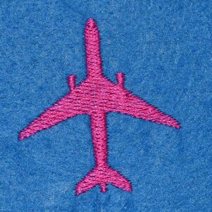 Airplane Embroidery Design: Passenger & Propeller Plane (digital ...