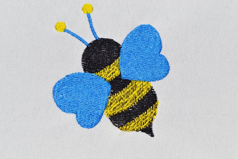Bee Embroidery Design Bumblebee Embroidery Design Download - Etsy