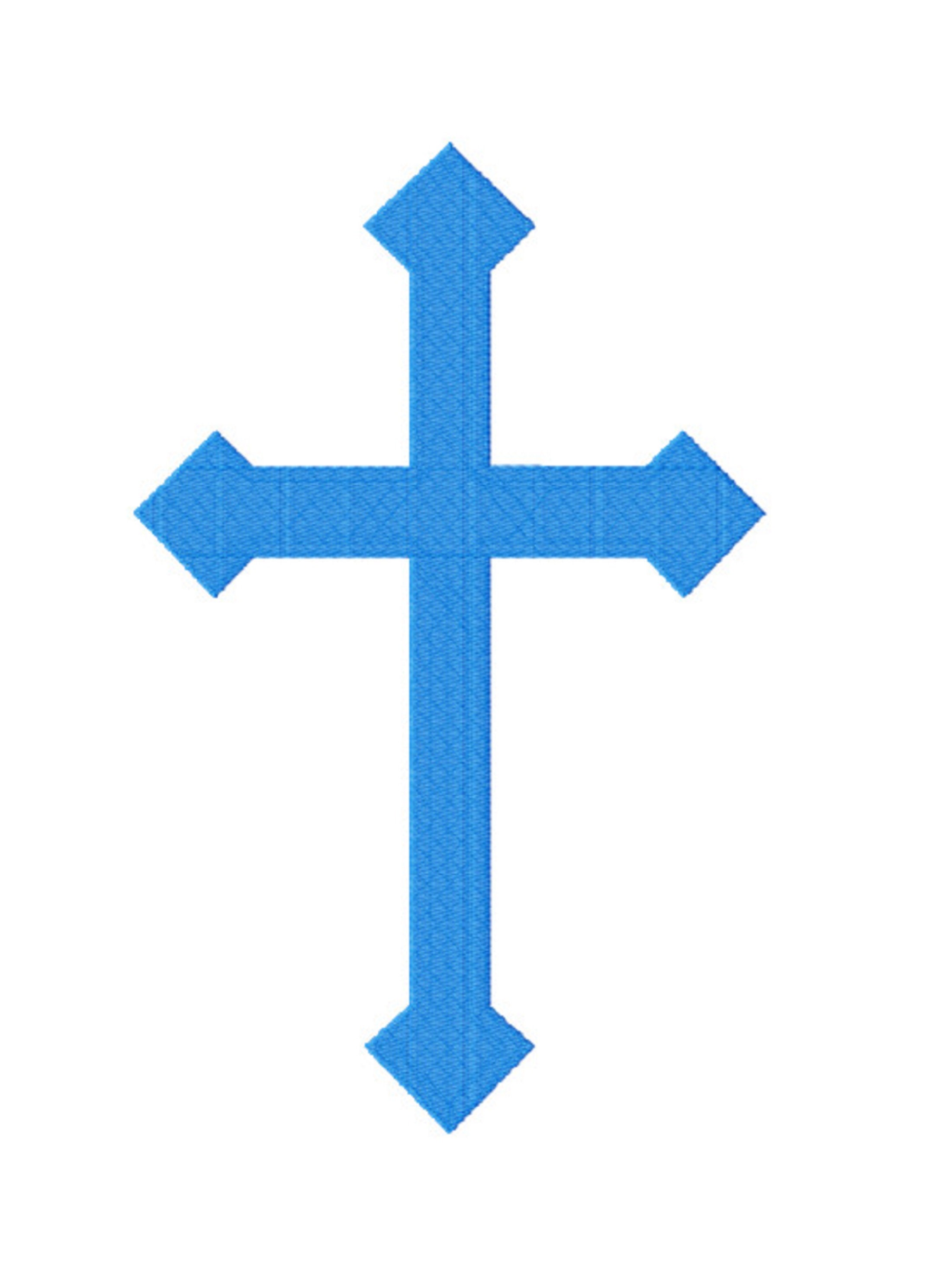 Cross Embroidery Design Cross Set of 5 Christian Cross - Etsy