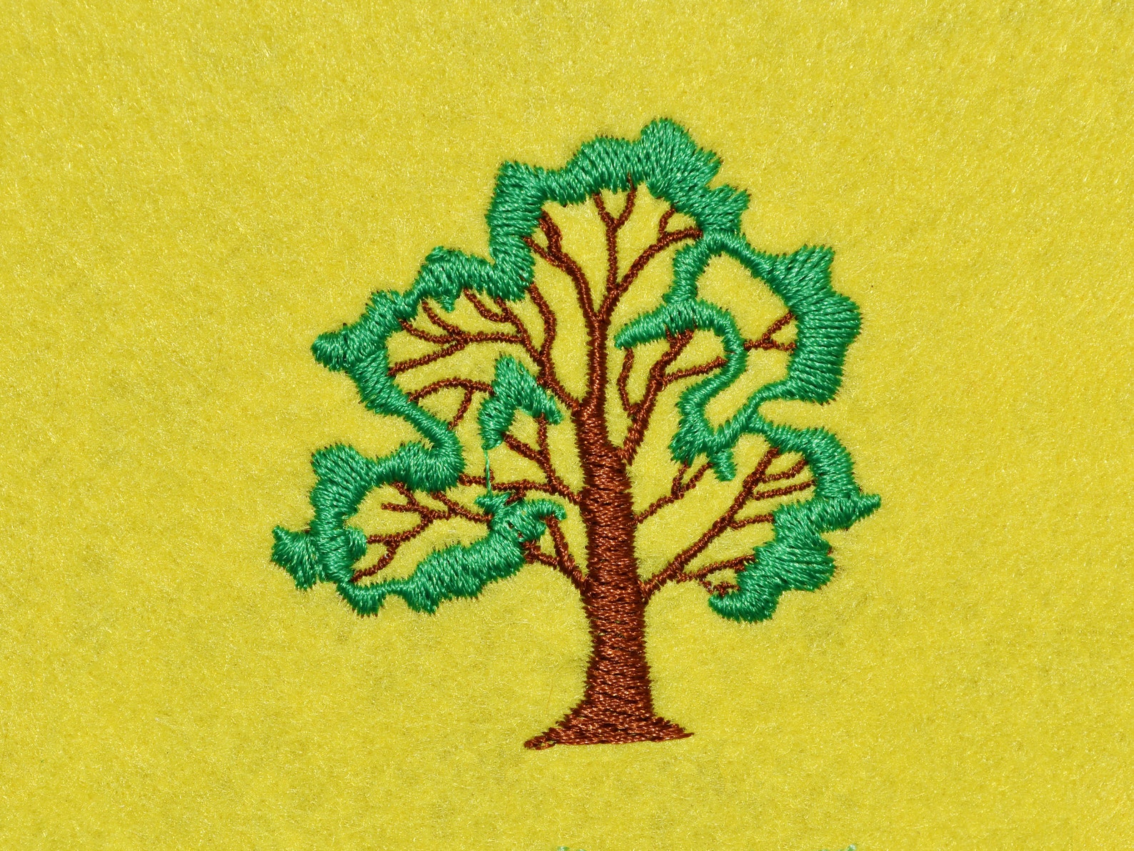 Oak Tree Embroidery Design File Oak Machine Embroidery Design - Etsy