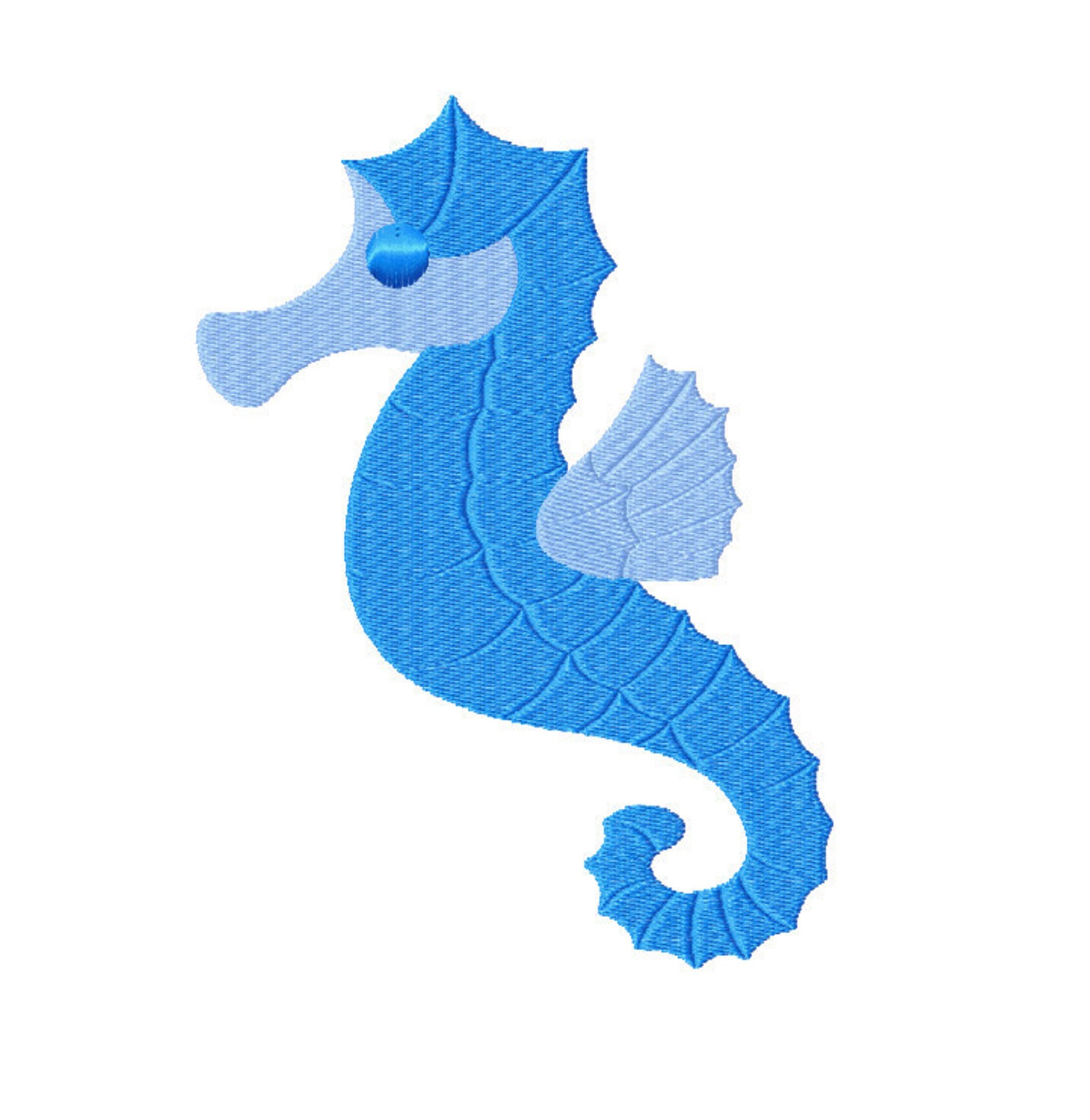 Seahorse Embroidery Design Mini Seahorse Download Embroidery - Etsy
