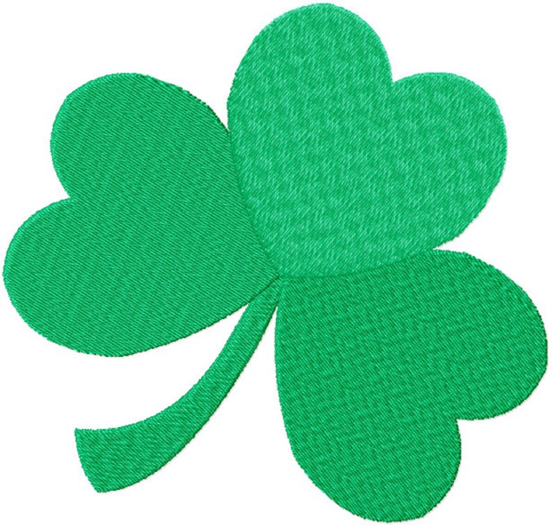 Leaf Clover Embroidery Design Clover Set of 5 Four Leaf | Etsy