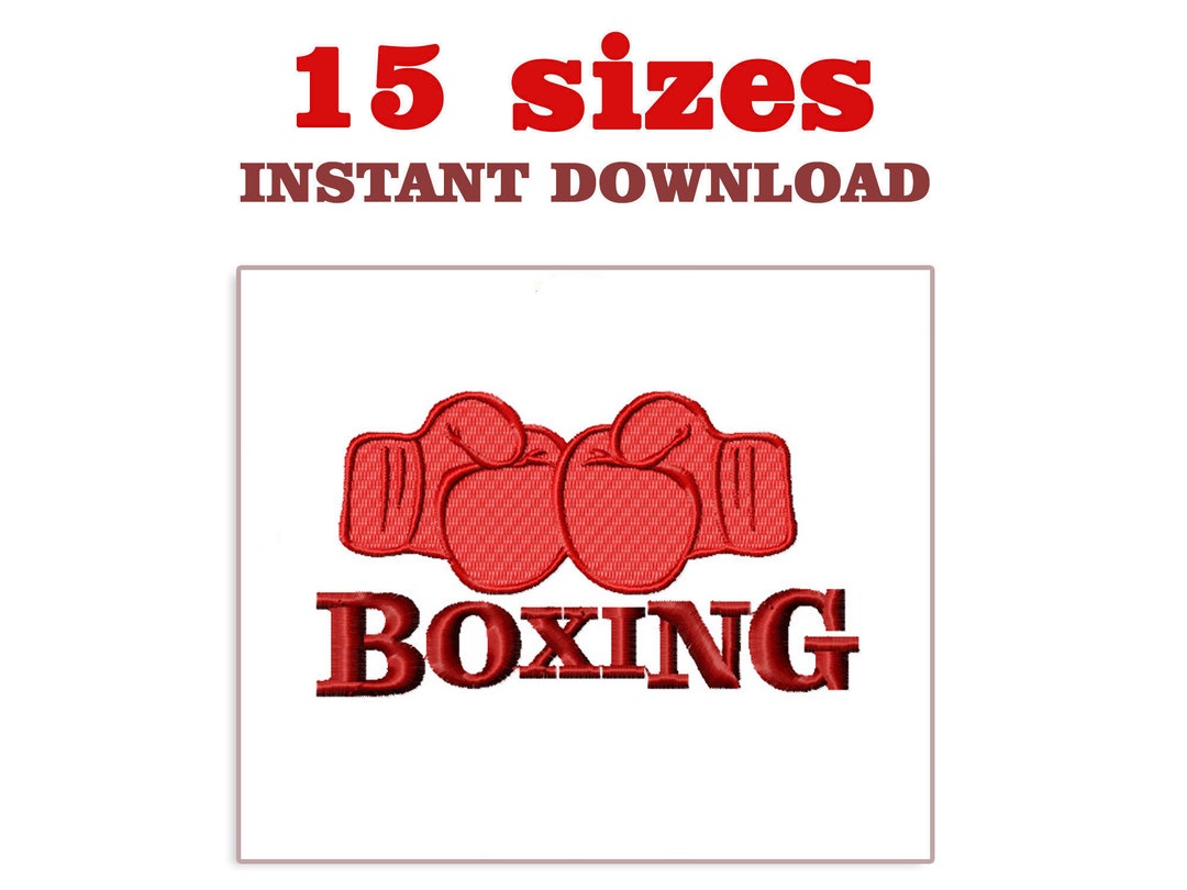 Boxing Embroidery Design File, Boxing Machine Embroidery Design File ...