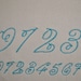 Numbers Embroidery Design Numbers Only 17 Sizes height - Etsy