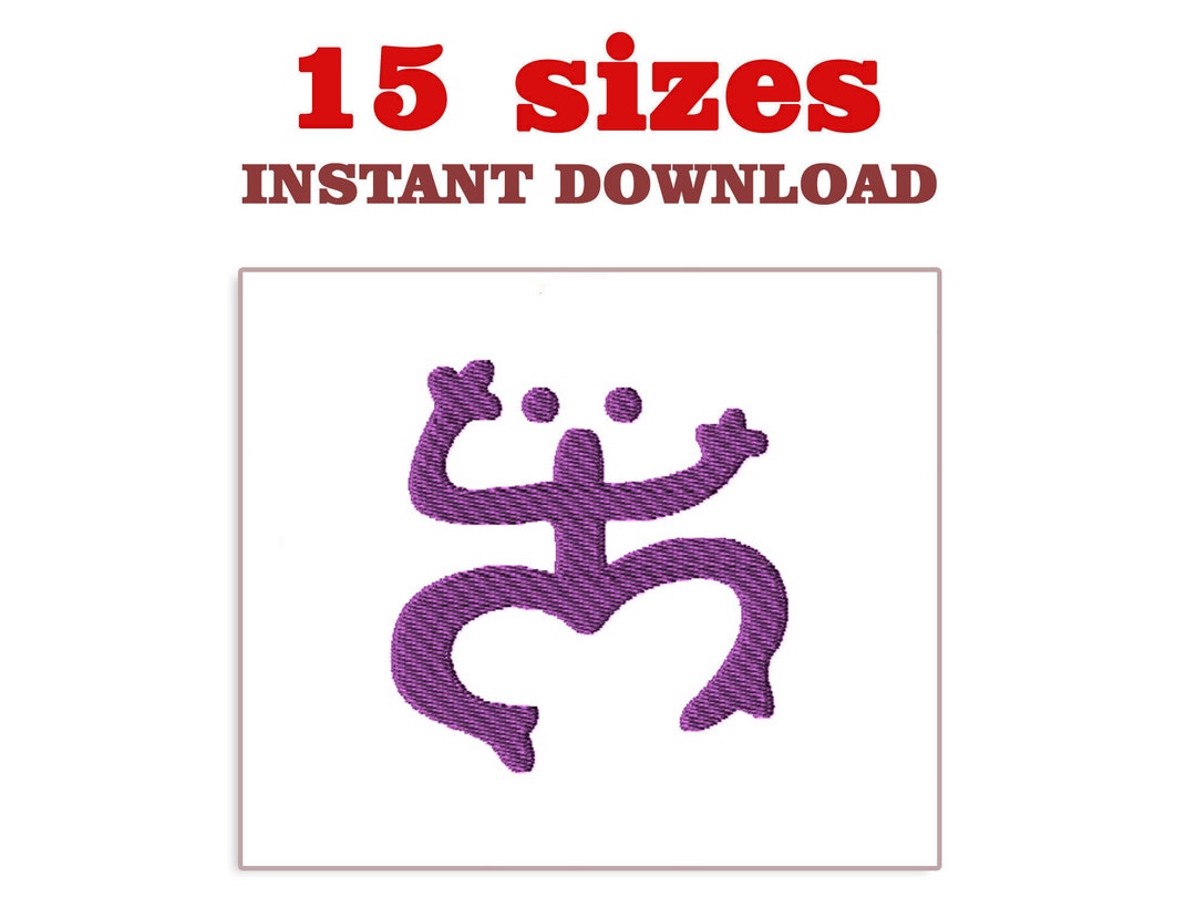 Coqui Taino Embroidery Design: Machine Embroidery File (digital ...