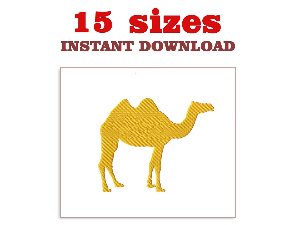 Camel Embroidery Design Download Embroidery Camel Camel - Etsy