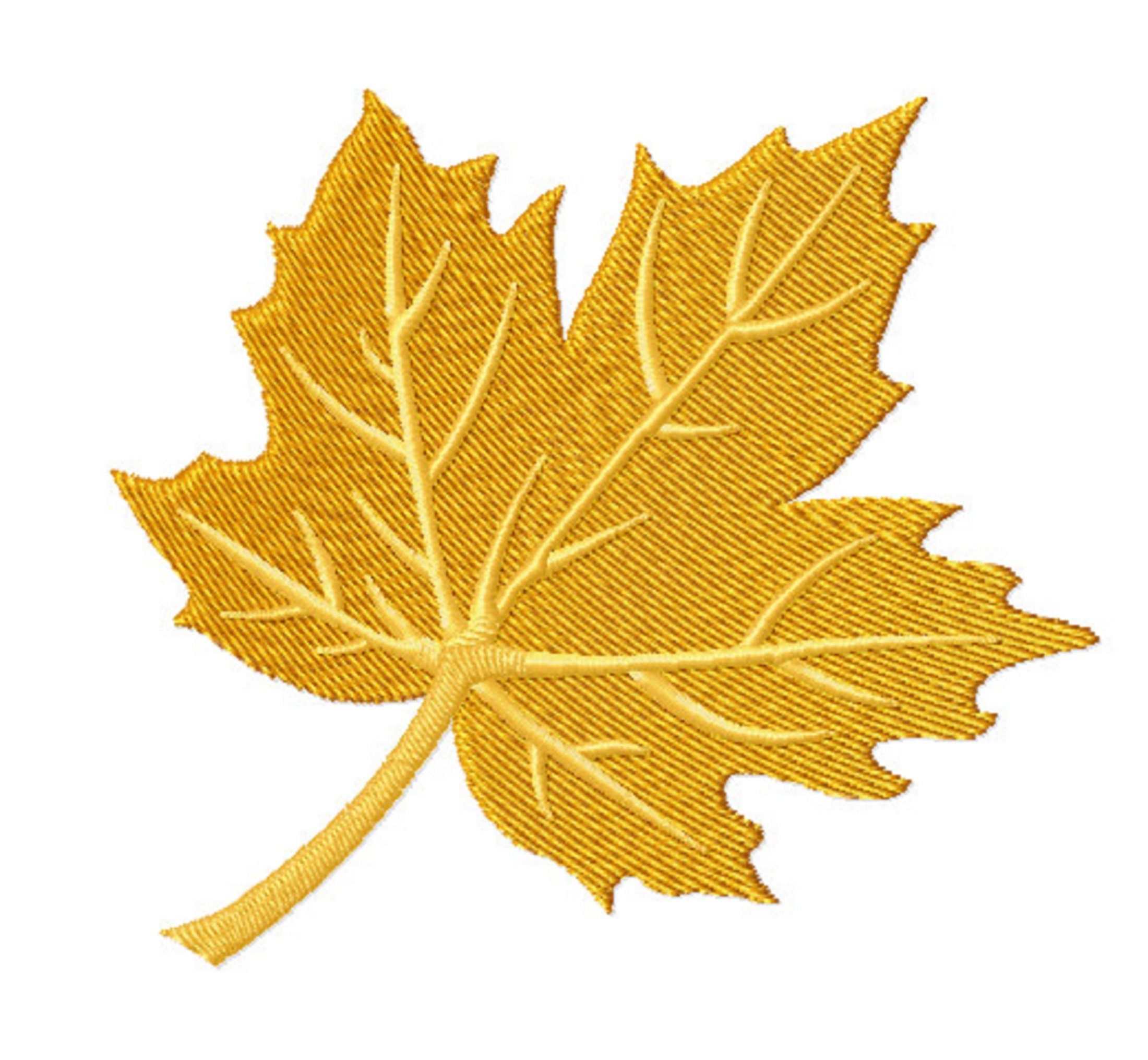 Maple Leaf Embroidery Design: Machine Embroidery File (instant Download) - Etsy