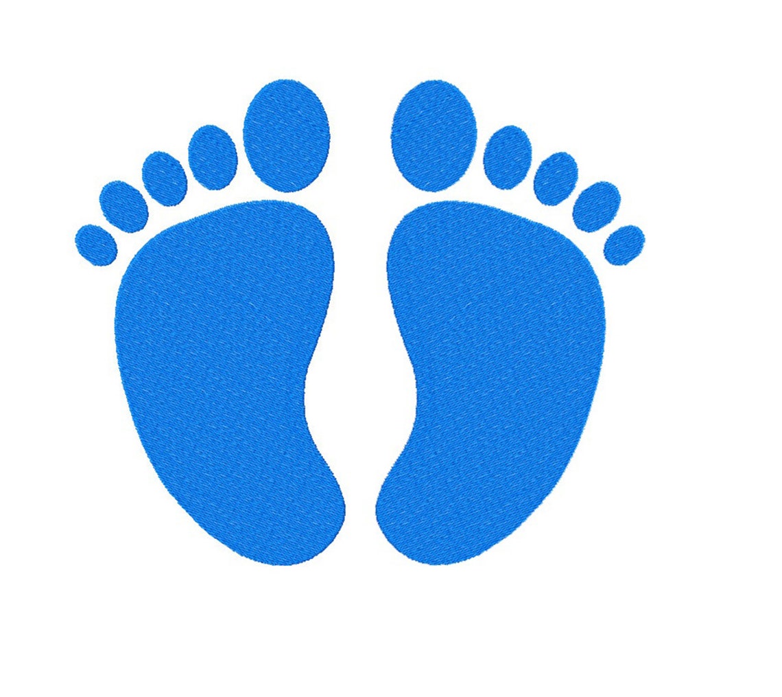 Baby Feet Embroidery Design Baby Footprints Design Machine - Etsy