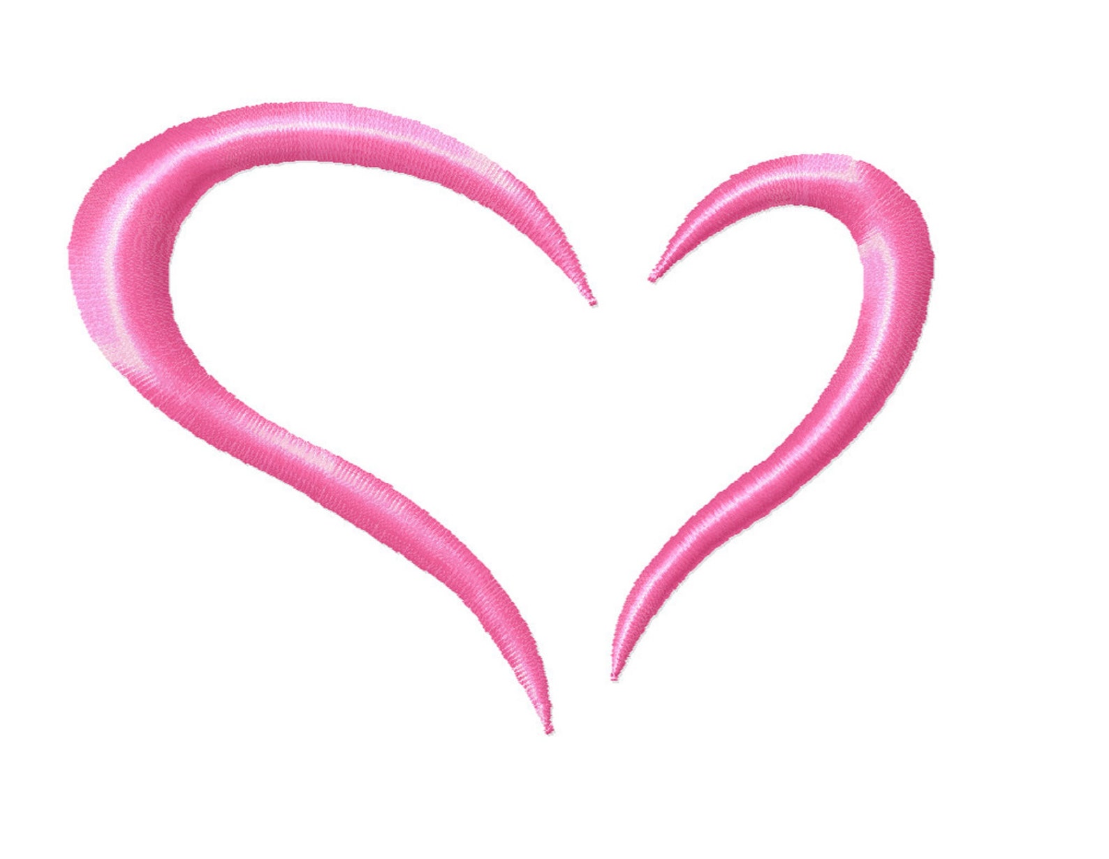 Heart Embroidery Designs Heart With Patterns Embroidery File - Etsy