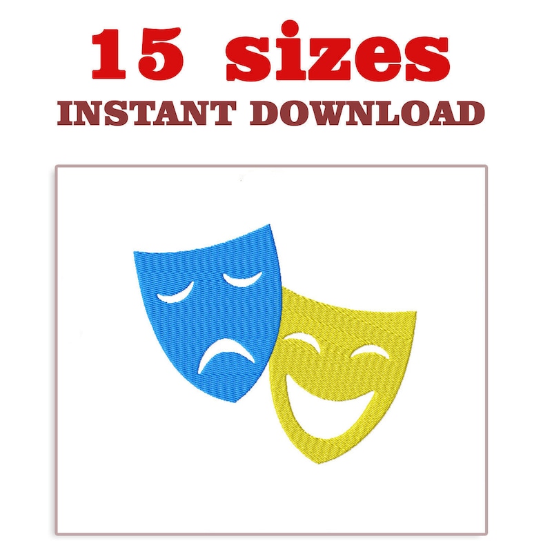 Comedy Masks - Etsy