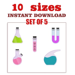 Test Tube Embroidery Design File, Test Tube Embroidery Machine ...