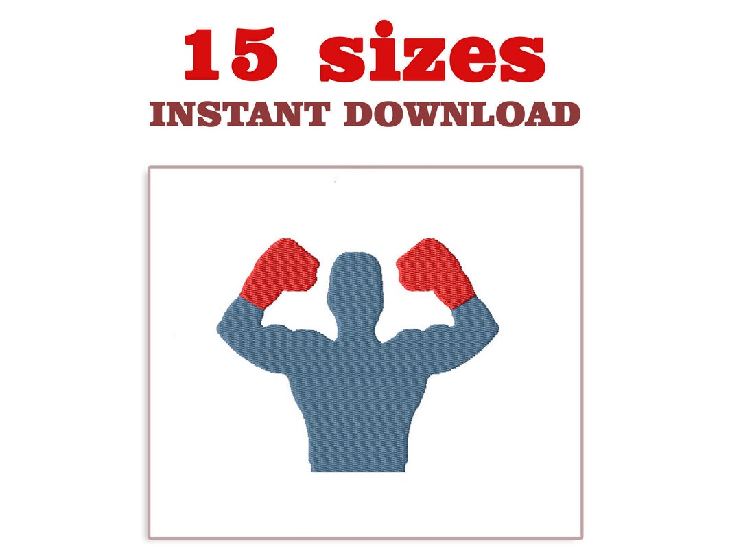 Boxer Embroidery Design File, Boxer Machine Embroidery Design, Download ...