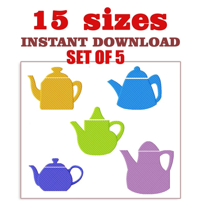 Floral Design Teapot - Etsy