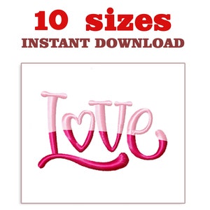 Love Embroidery Design, Download Embroidery Love , File Embroidery ...