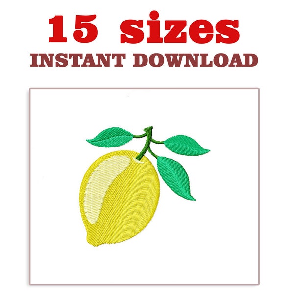 Lemon Machine Embroidery Designs - Etsy