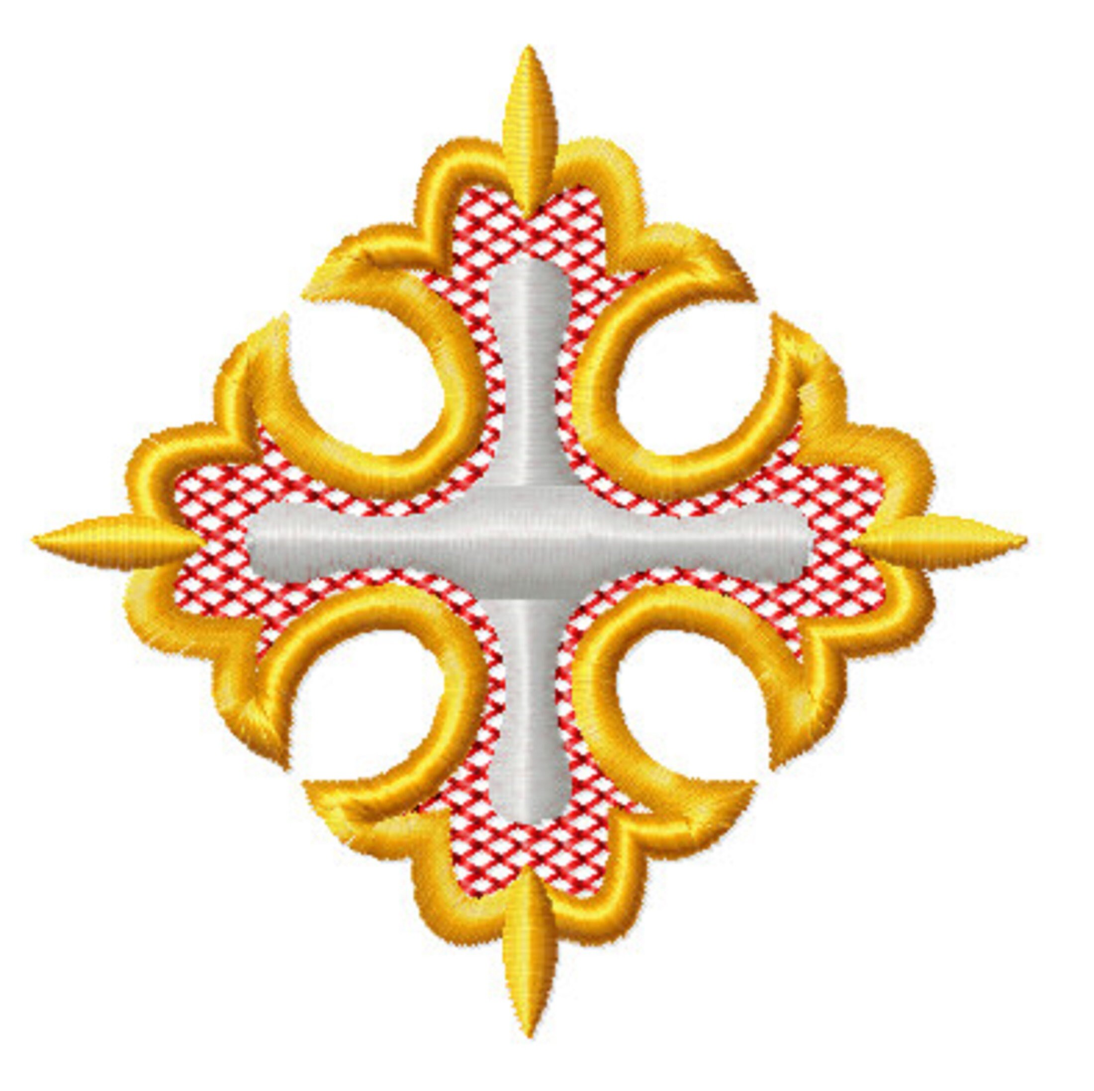 Cross Embroidery Design Patterned Cross Set of 5 Patterned - Etsy