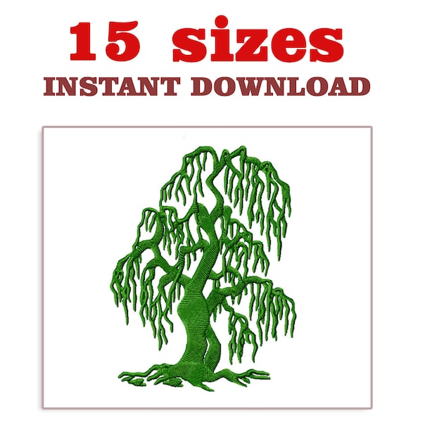 Willow Tree Embroidery - Etsy