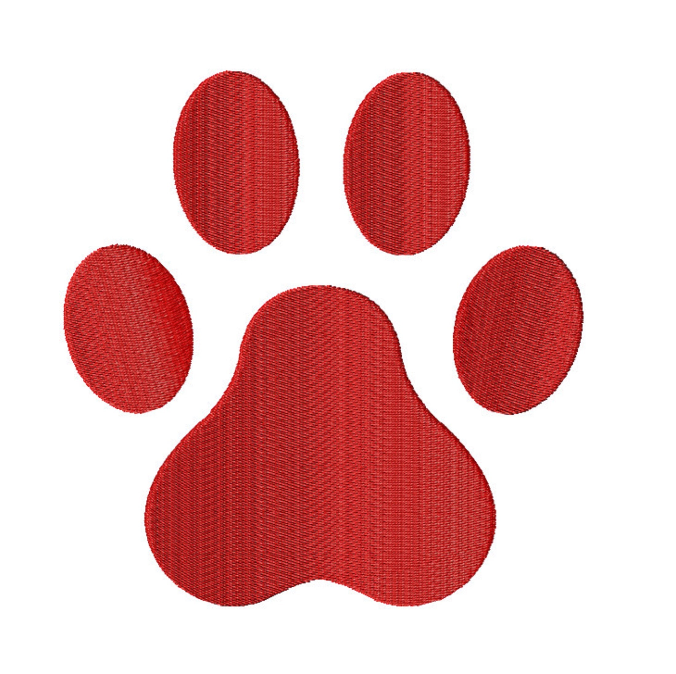 Dog Paw Embroidery Design Dog Footprints Design Machine | Etsy