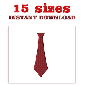 Tie Embroidery Design: Machine Embroidery File (digital Download) - Etsy