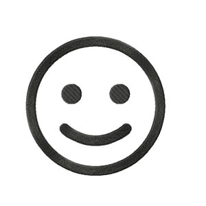 Smiley Face Embroidery Design File, Smiley Face Design, Machine ...