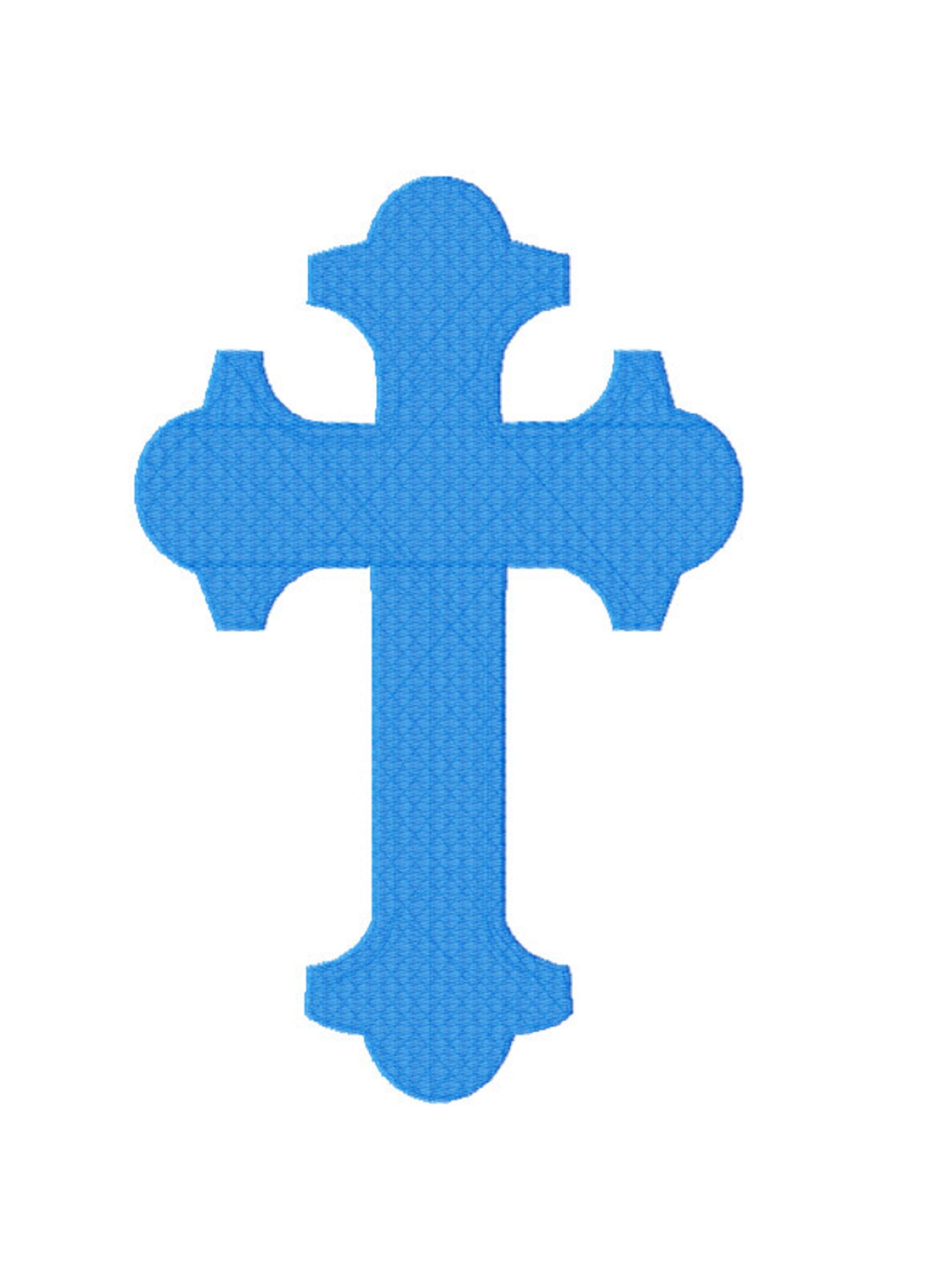 Cross Embroidery Design Cross Set of 5 Christian Cross - Etsy