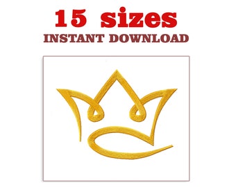 Crown Embroidery Design | Crown Dst File | Crown Jef File | Crown Pes ...