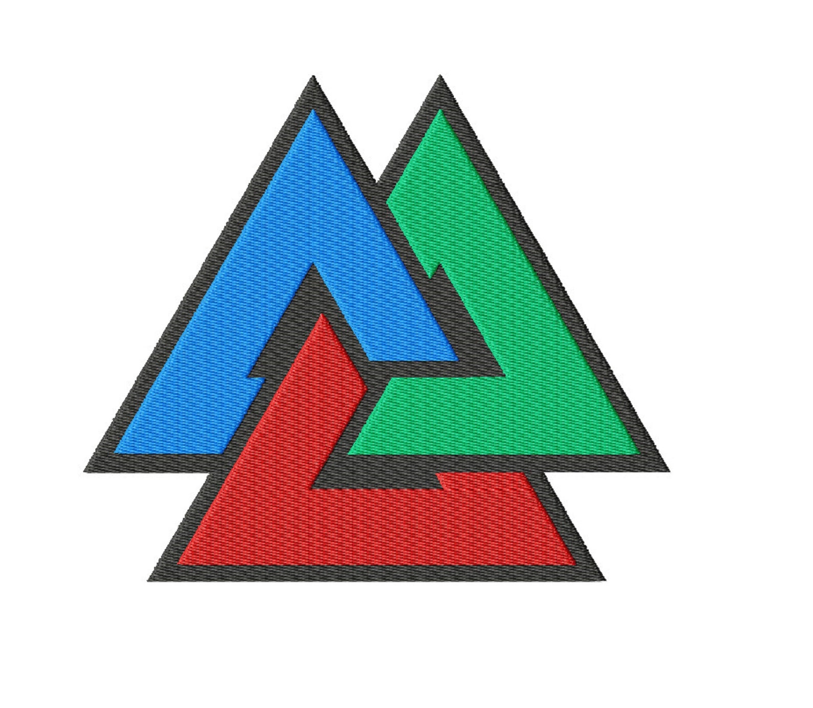 Valknut Embroidery Design Mini Valknut Download height From | Etsy