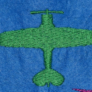 Airplane Embroidery Design, Small Plane Download (height From 30 Mm to ...