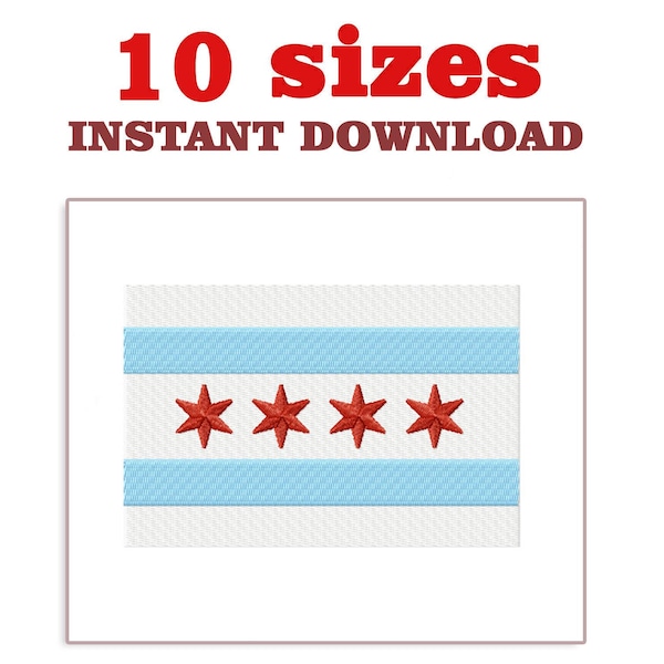 Chicago Flag - Etsy