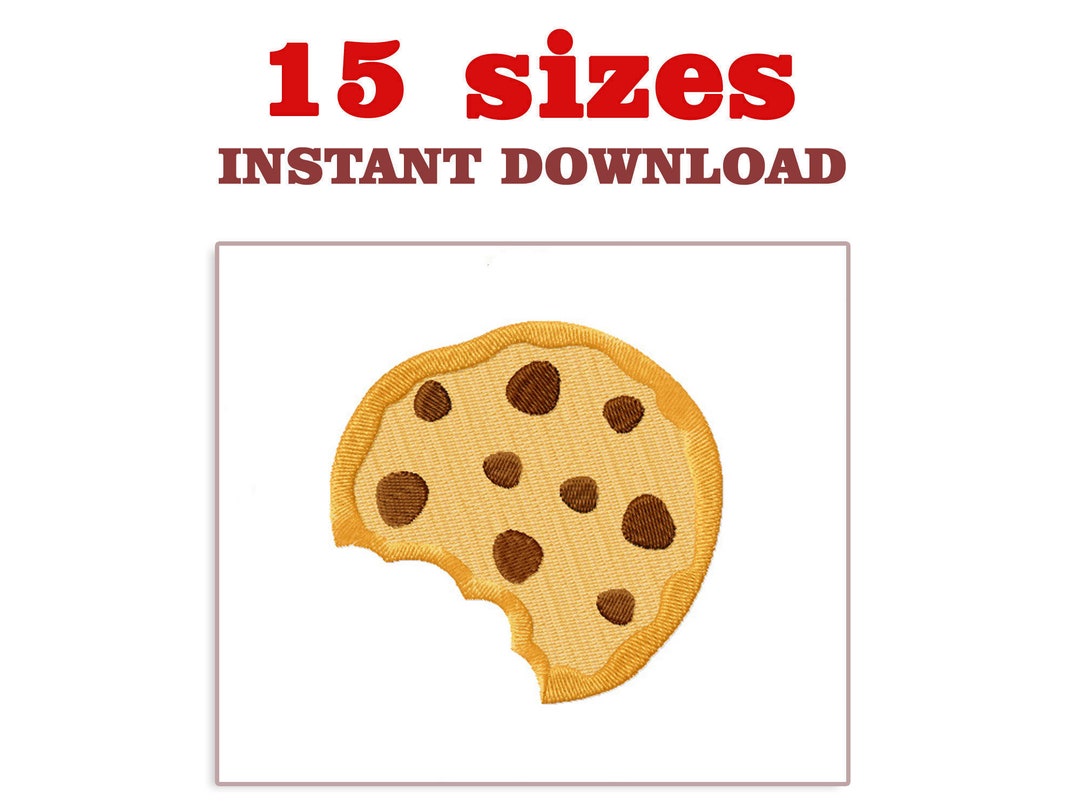 Cookie Embroidery Designs File, Cookie Embroidery, Machine Embroidery ...