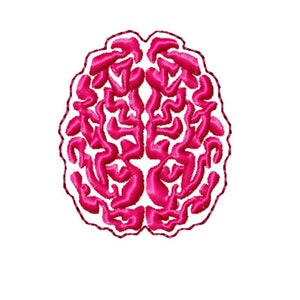 Brain Embroidery Design File, Mini Brain Embroidery Machine Embroidery ...