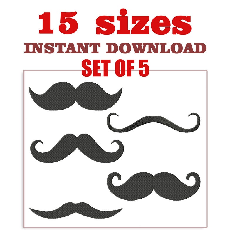 Mustache Pattern - Etsy