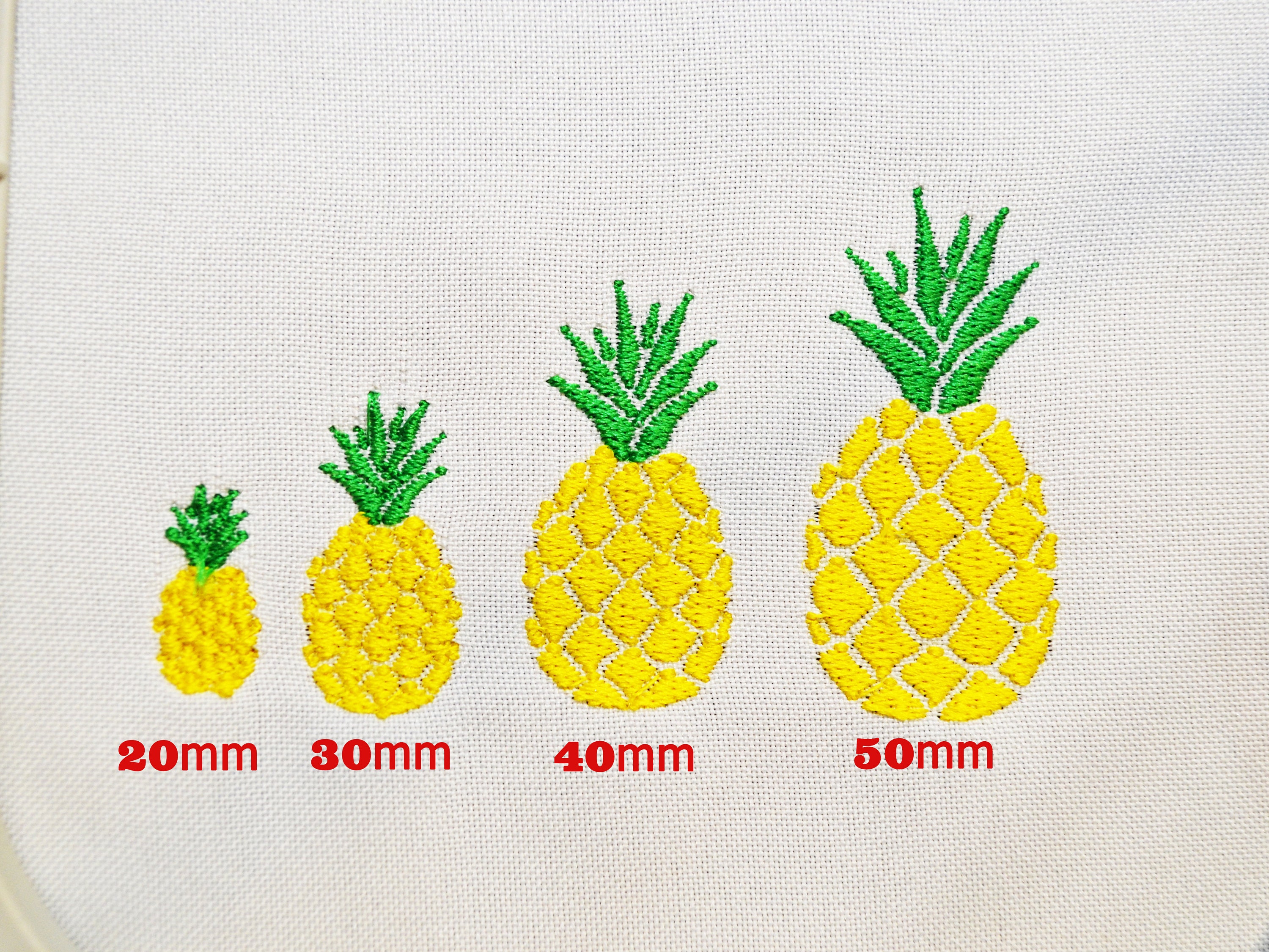 Pineapple Machine Embroidery Design (digital Download) - Etsy