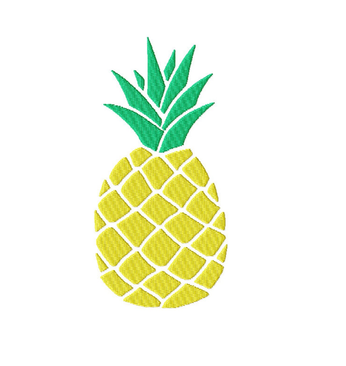 Pineapple Embroidery Design Download Pineapple Embroidery - Etsy