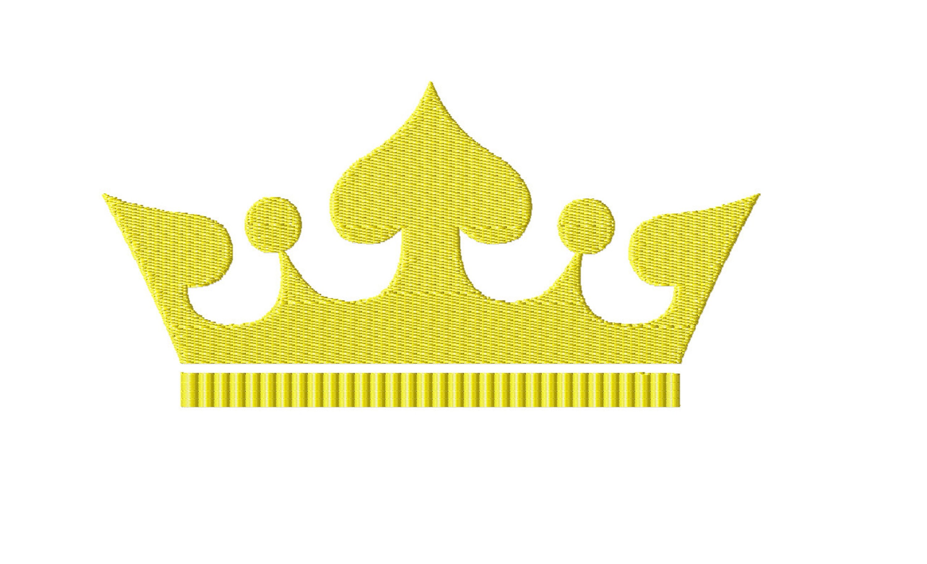 Crown Embroidery Design Crown Set of 5 Machine Embroidery | Etsy