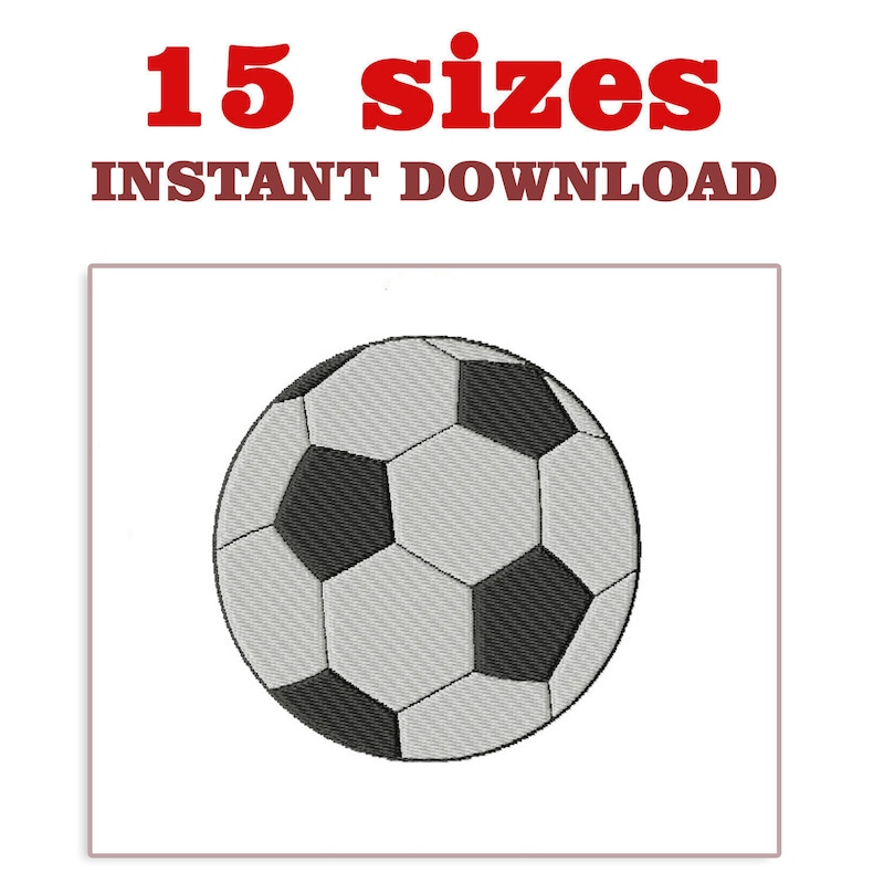 Soccer Embroidery - Etsy