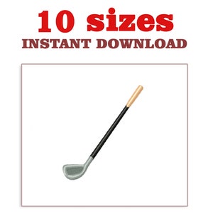 Golf Club Embroidery Designs, Mini Golf Embroidery File, Download ...