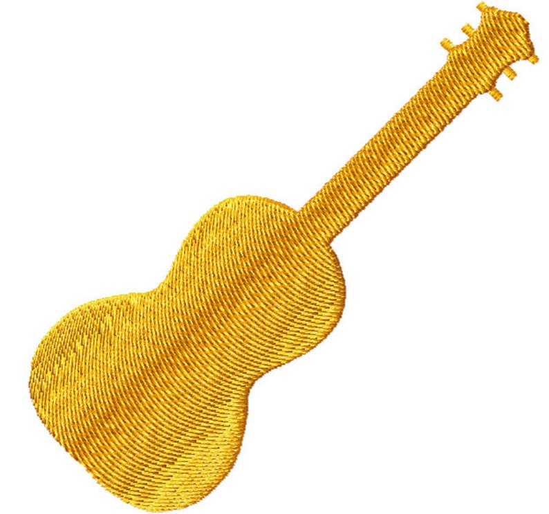 Guitar Embroidery Design File Guitar Set of 5 Machine | Etsy