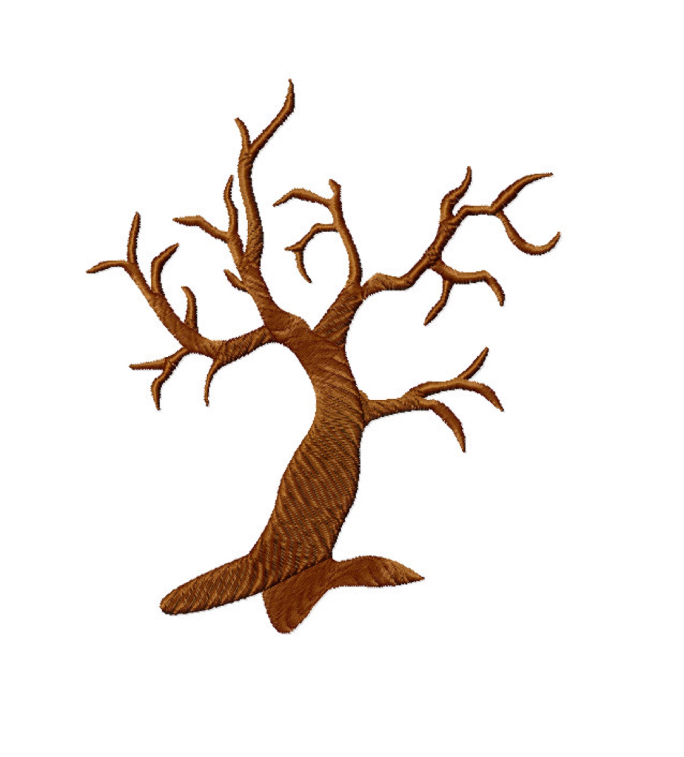 Tree Embroidery Design File Set of 5 Birch Tree Christmas - Etsy