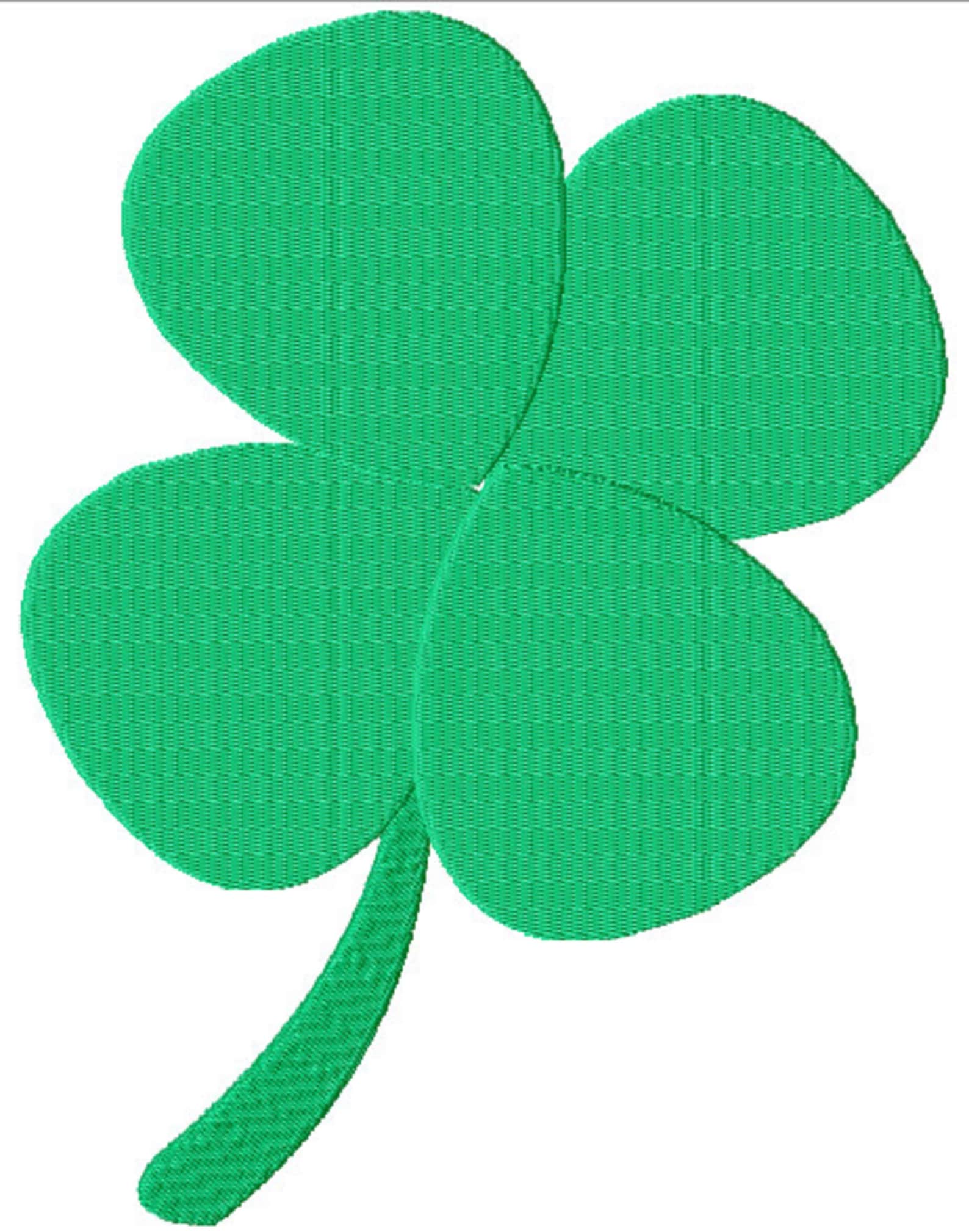 Diseño de bordado trébol hoja trébol conjunto de 5 cuatro | Etsy