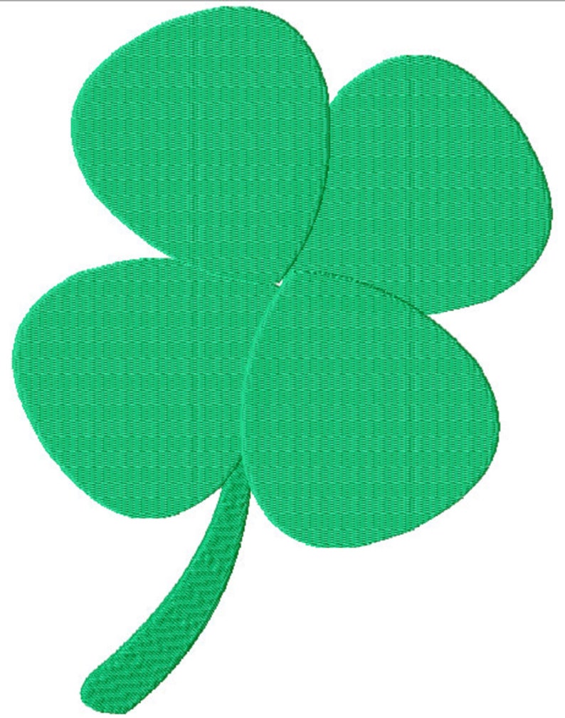 Leaf Clover Embroidery Design Clover Set of 5 Four Leaf | Etsy