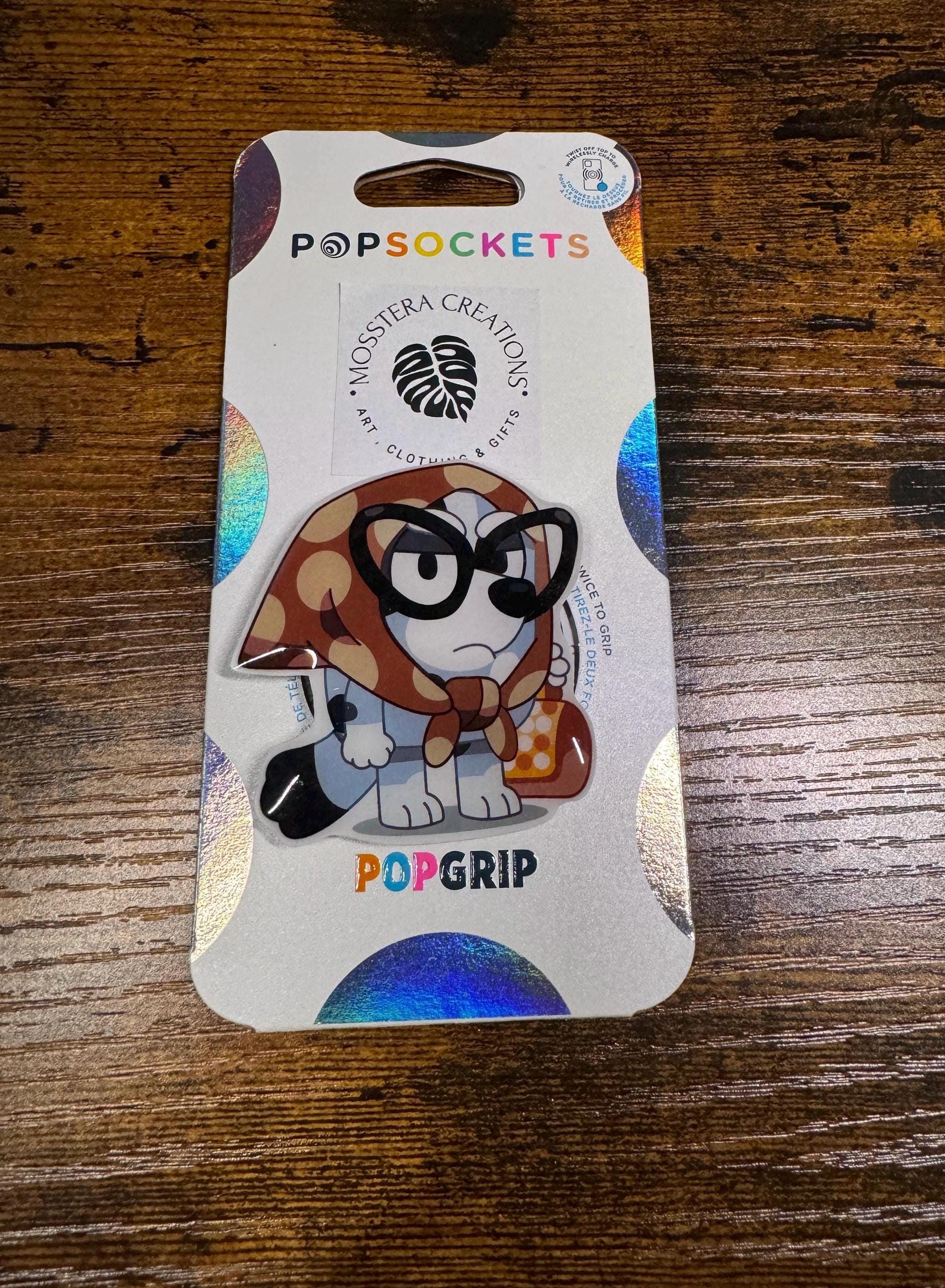 Muffin Granny Heeler Pop Socket Phone Grip for Cell Phone or Kindle ...